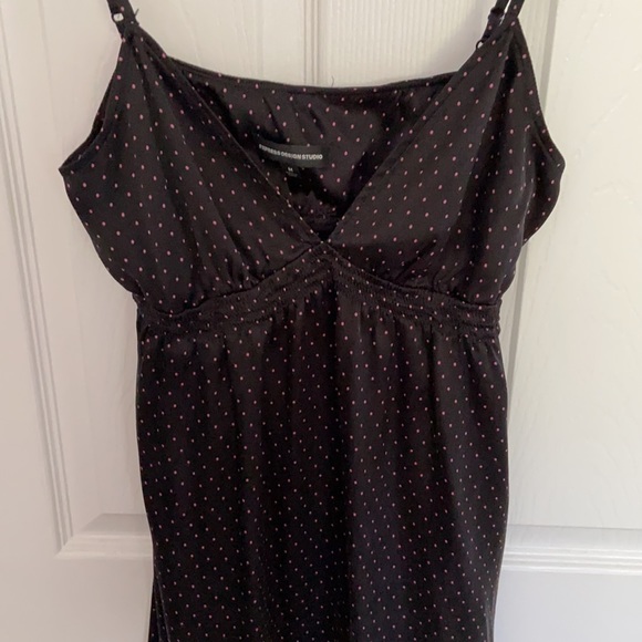 Express | Dresses | Darling Silk Polka Dot Mini Dress | Poshmark
